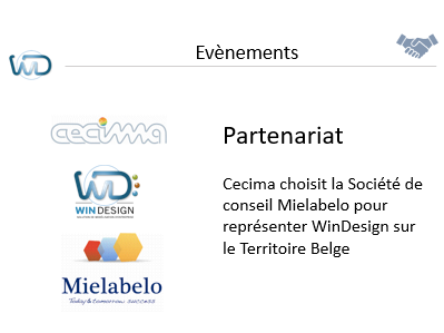 Cecima choisit Mielabelo pour représenter WinDesign en Belgique